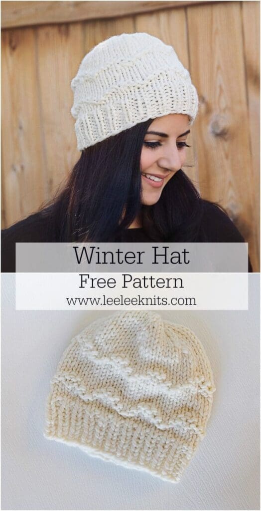 The Coziest Winter Hat Knitting Pattern - Leelee Knits