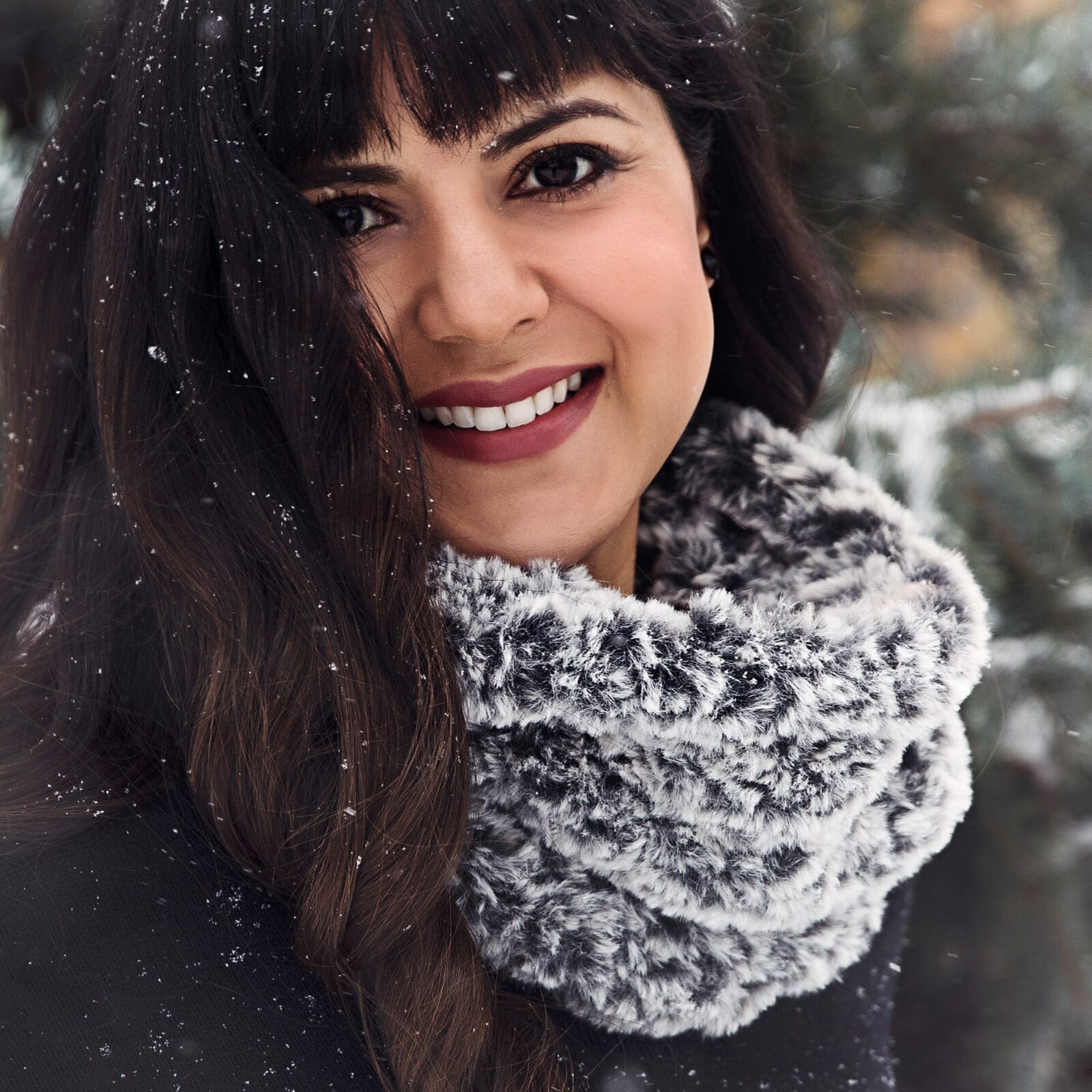 Luxurious Faux Fur Cowl Knitting Pattern - Leelee Knits