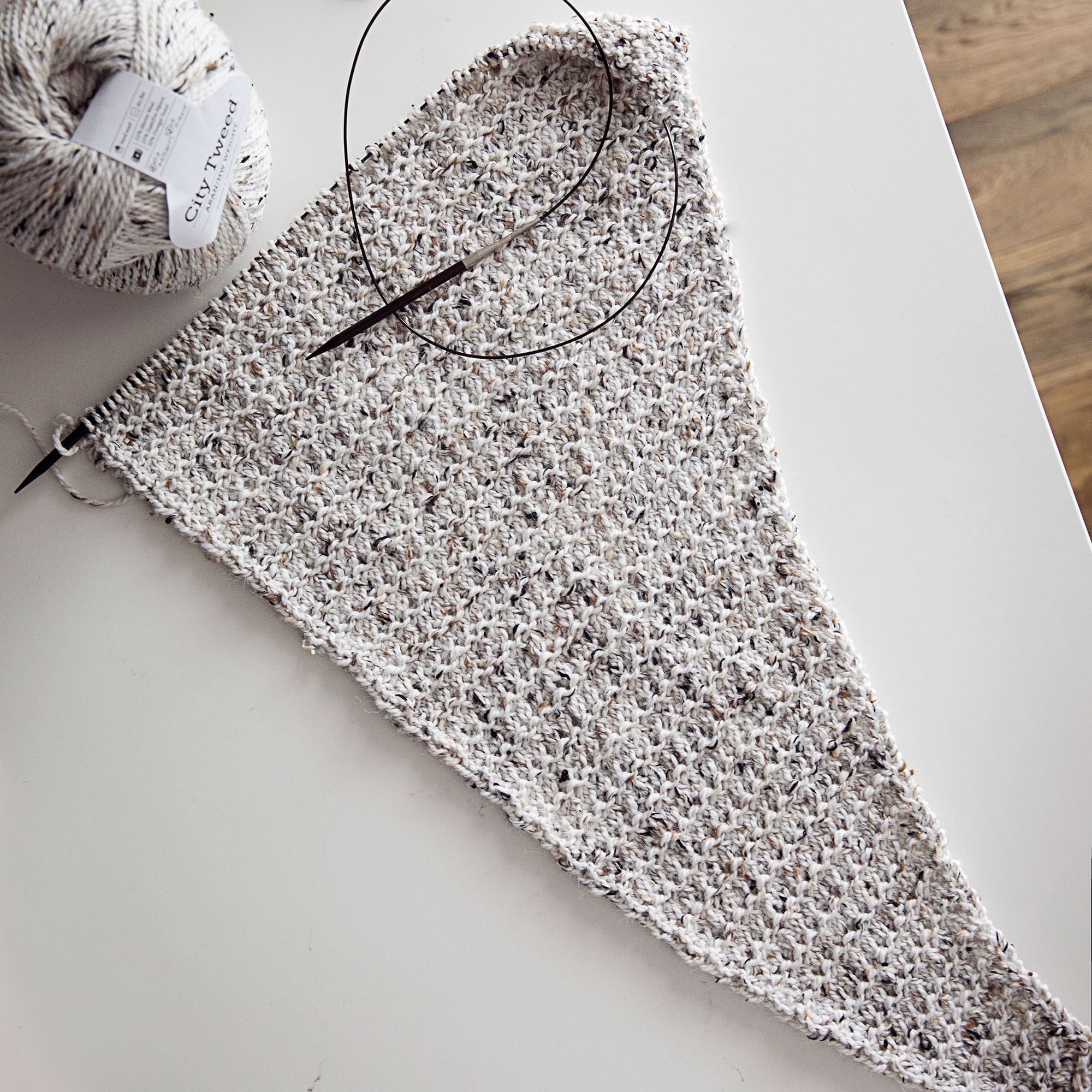 Winter Shawlette Knitting Pattern - Leelee Knits
