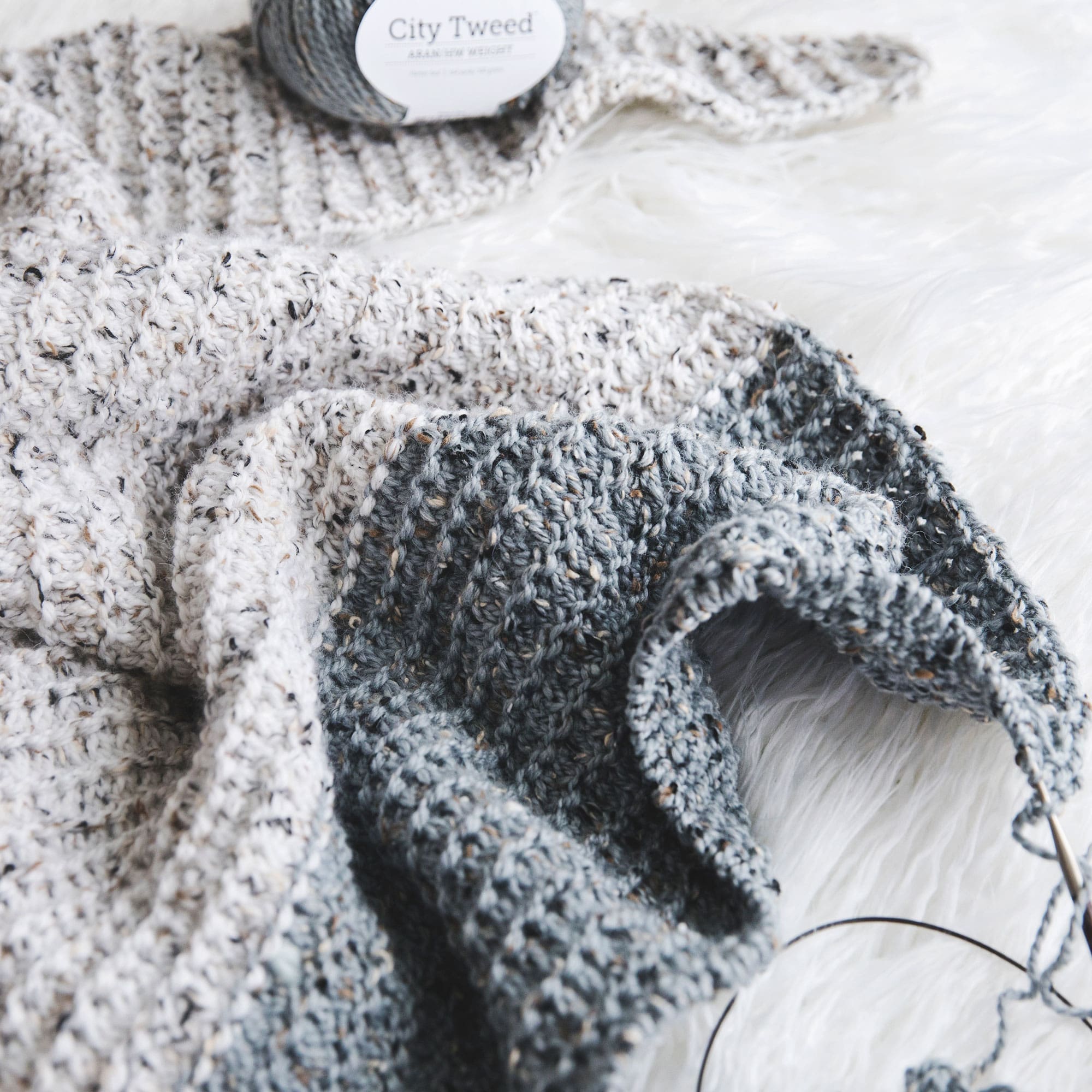 Winter Shawlette Knitting Pattern - Leelee Knits