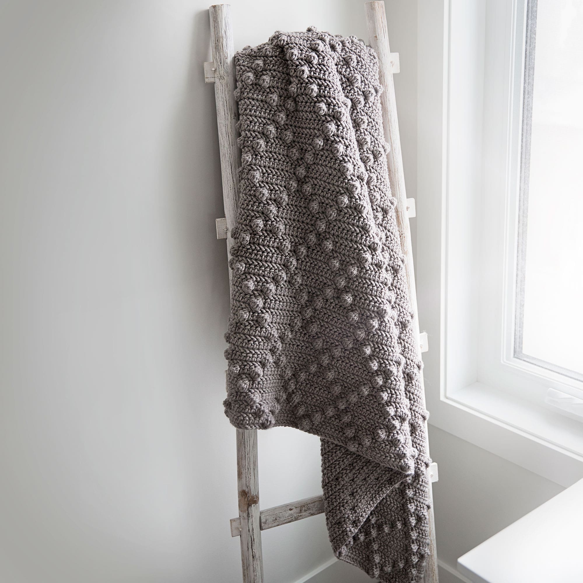 Crochet Bobble Blanket Pattern - With Video Tutorial - Leelee Knits