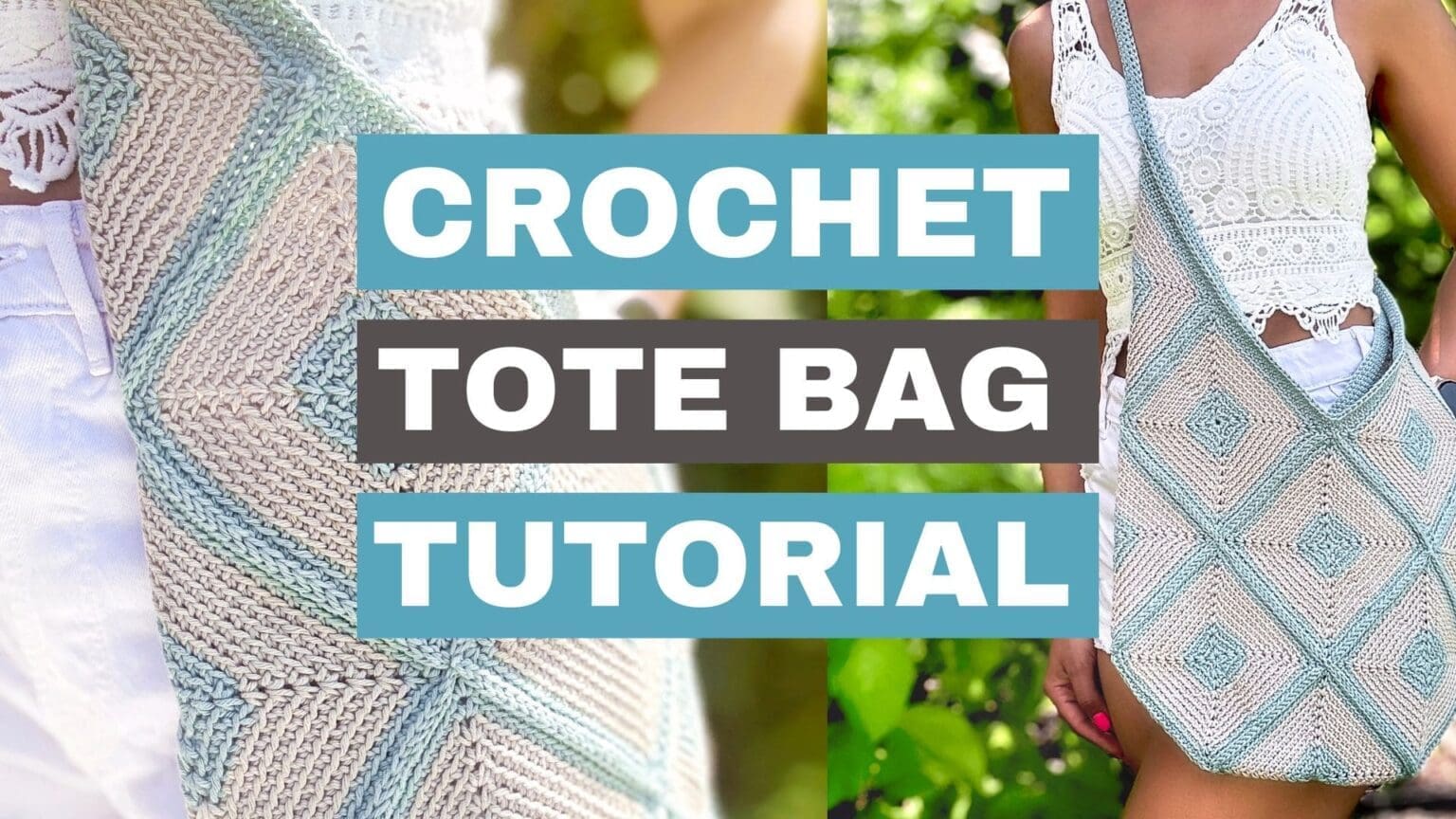 Crochet Tote Bag Pattern Free Pattern Plus Video Tutorial