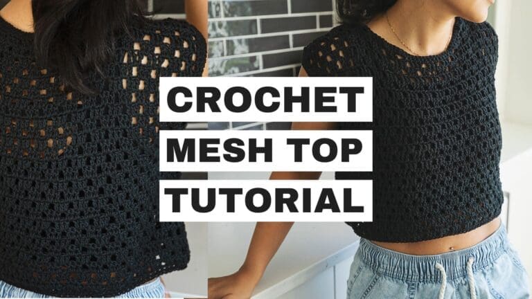 Crochet Mesh Top Pattern - Leelee Knits