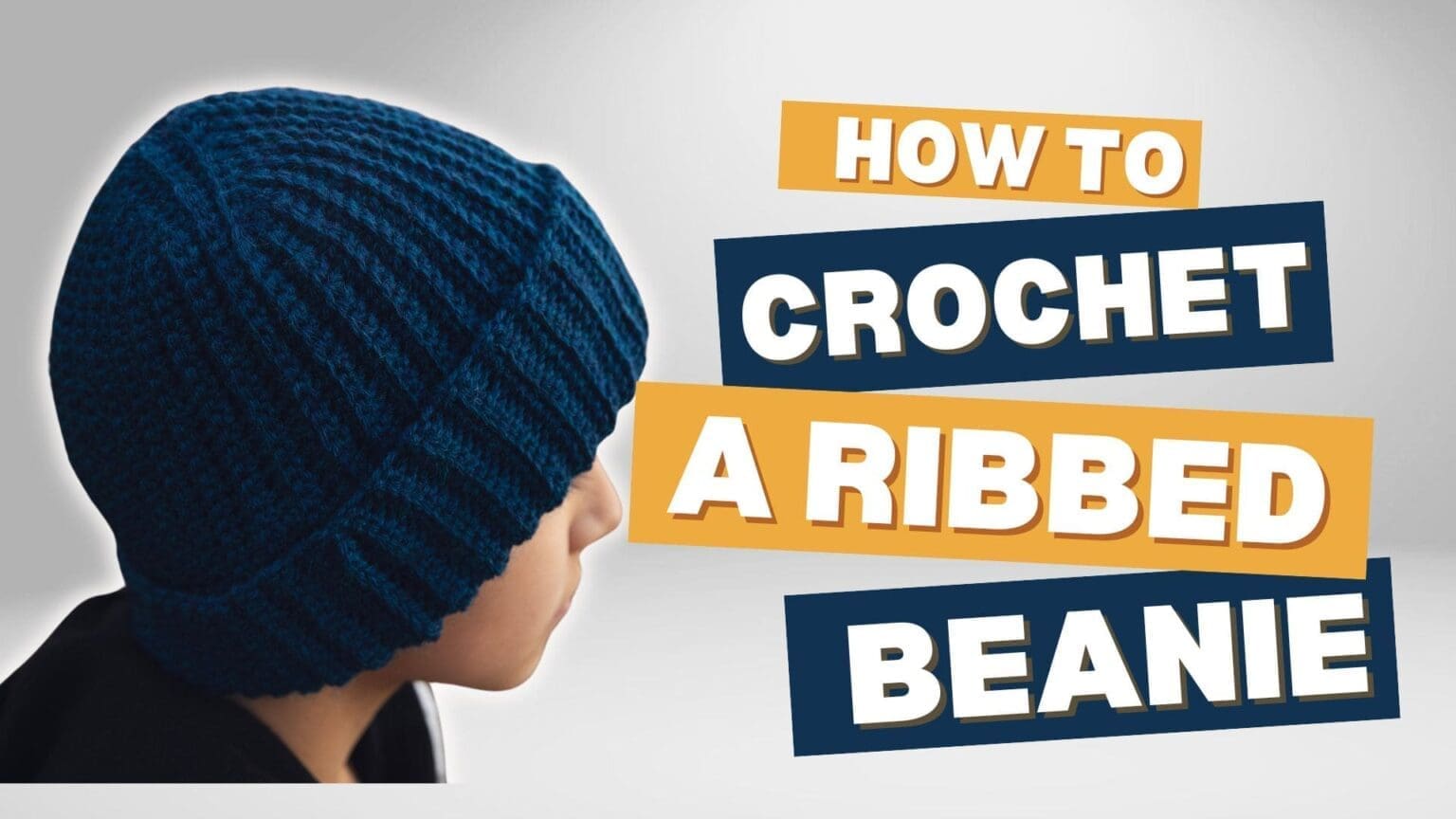 Ribbed Crochet Beanie Pattern - Leelee Knits